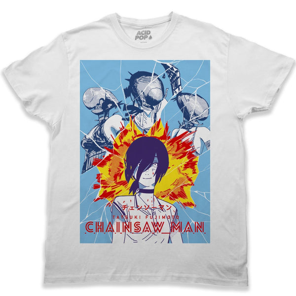 Playera Demonio Bomba / Chainsaw Man - Blanco – Salazar Games